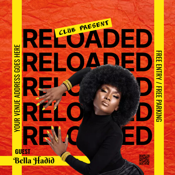 RELOADED NIGHT PARTY Templat | PosterMyWall