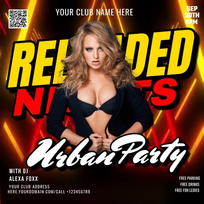 RELOADED NIGHTS (2) Template | PosterMyWall