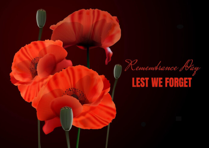 Copy of remebrance day | PosterMyWall