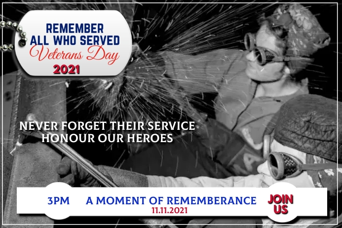 Copia de Rememberance Veterans Day | PosterMyWall