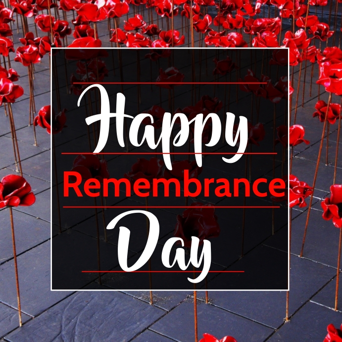Remembrance day Template | PosterMyWall