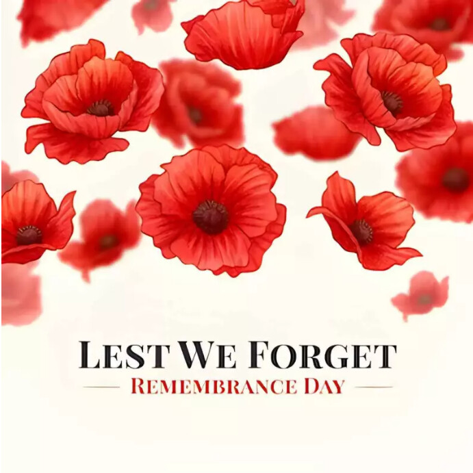 Remembrance Day Design Template | PosterMyWall