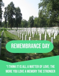 Remembrance Day Template | PosterMyWall