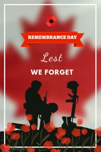 Remembrance Day Template | PosterMyWall
