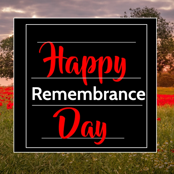 Remembrance day Template | PosterMyWall