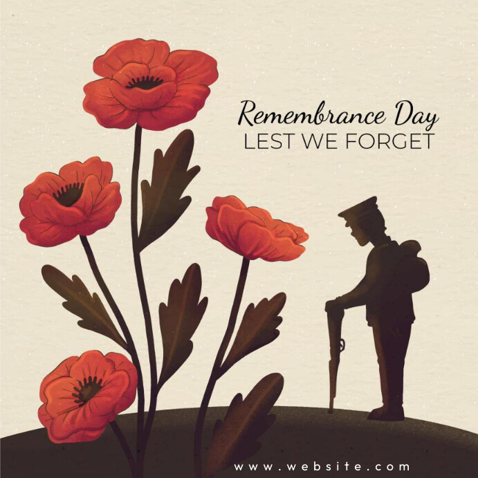 remembrance day Template | PosterMyWall