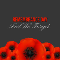 remembrance day Instagram post Template | PosterMyWall