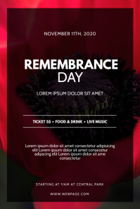 Remembrance Day Flyer Design Template | PosterMyWall