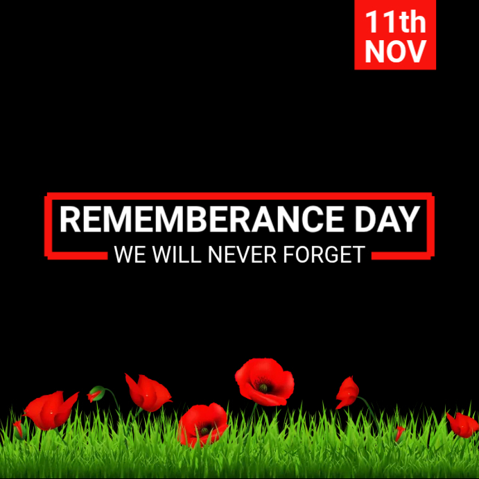 Remembrance Day flyer Template | PosterMyWall