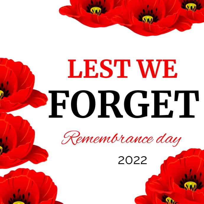 Copy of REMEMBRANCE DAY INSTAGRAM ANIMATION POSTER | PosterMyWall