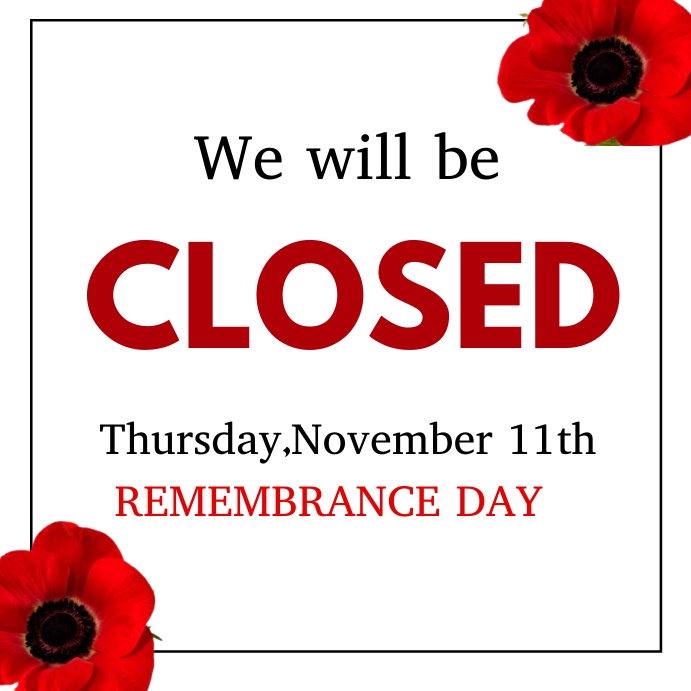 REMEMBRANCE DAY INSTAGRAM FLYER TEMPLATE | PosterMyWall