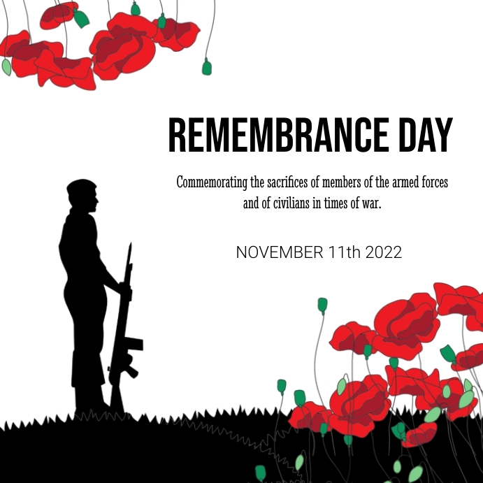 Remembrance Day Instagram Post Template | PosterMyWall