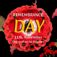 remembrance day Instagram post Template | PosterMyWall