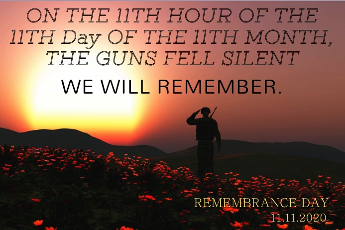 Remembrance Day Poster Quotes