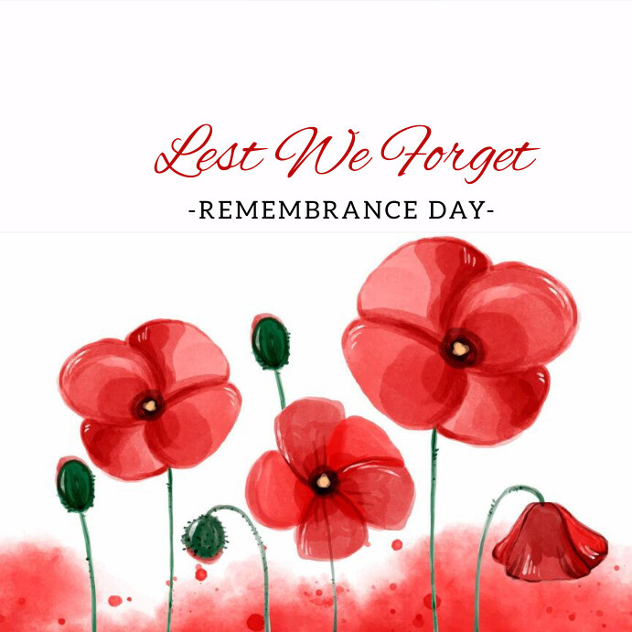Plantilla de Remembrance | PosterMyWall