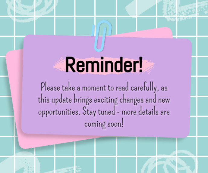 Copy of Reminder | PosterMyWall