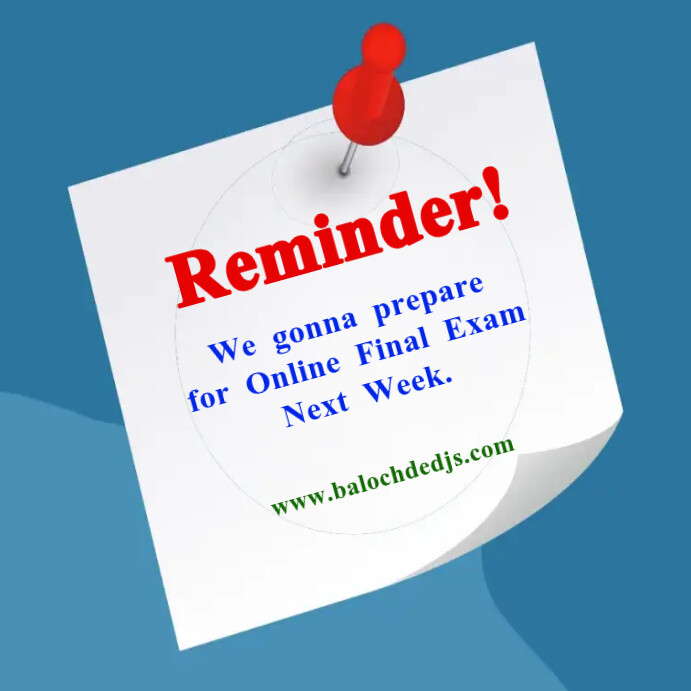 Reminder Template | PosterMyWall