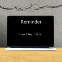 Reminder template | PosterMyWall