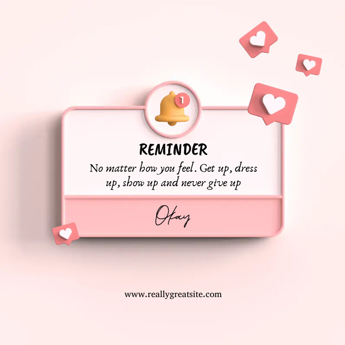 Plantilla de Reminder | PosterMyWall