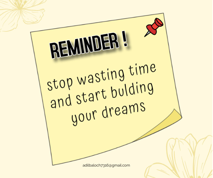 Copy of Reminder | PosterMyWall