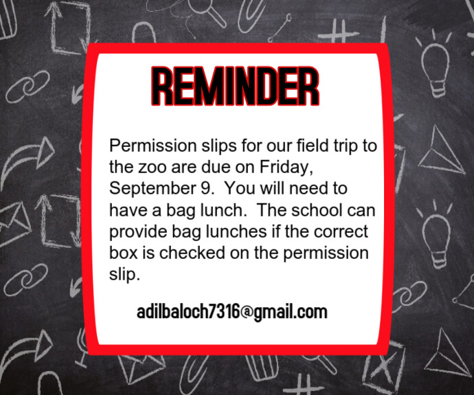 Plantilla de Reminder | PosterMyWall