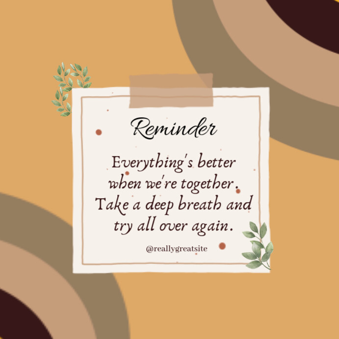 Copy of Reminder | PosterMyWall
