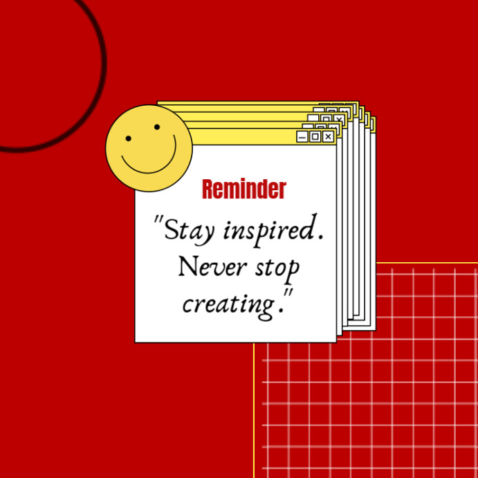Reminder Template | PosterMyWall