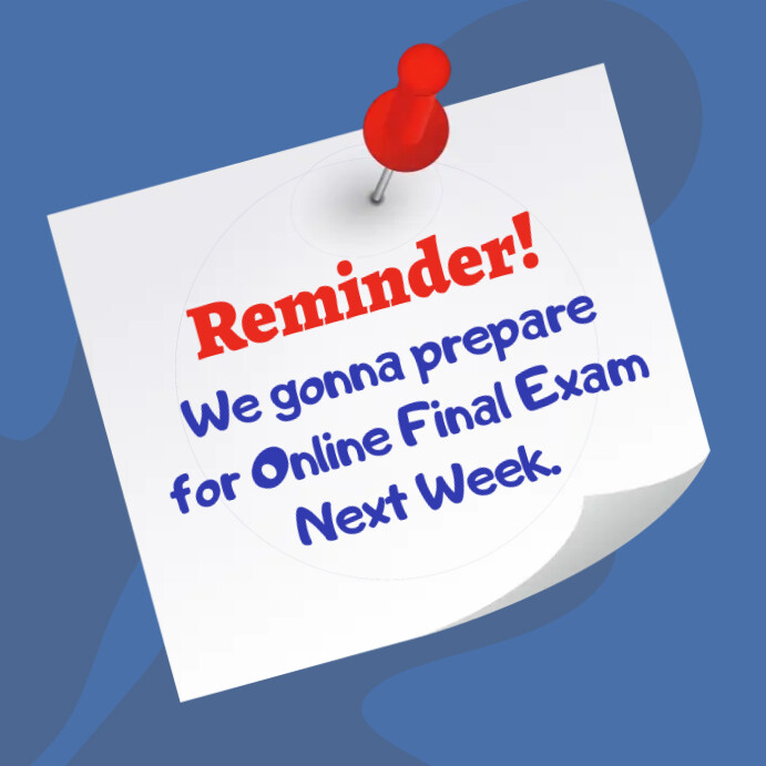 Reminder Template | PosterMyWall