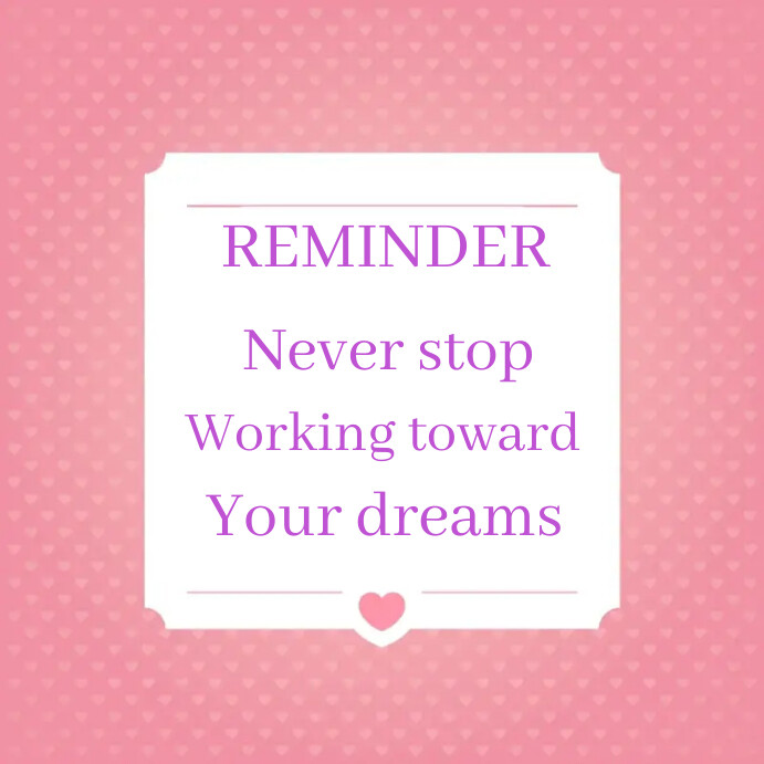 Reminder Template | PosterMyWall