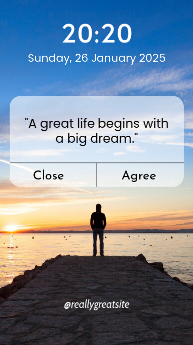 Reminder Motivation Template | PosterMyWall