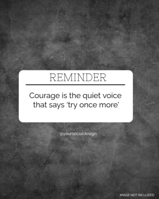 REMINDER QUOTE TEMPLATE | PosterMyWall