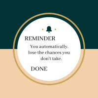 Reminder Template | PosterMyWall