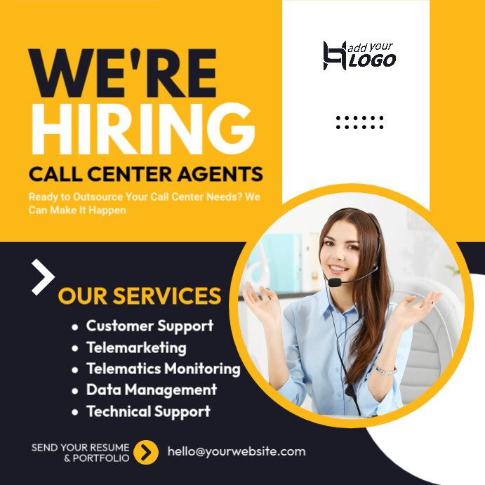 Copy of Remote & Onsite Tech Support Hiring Template | PosterMyWall