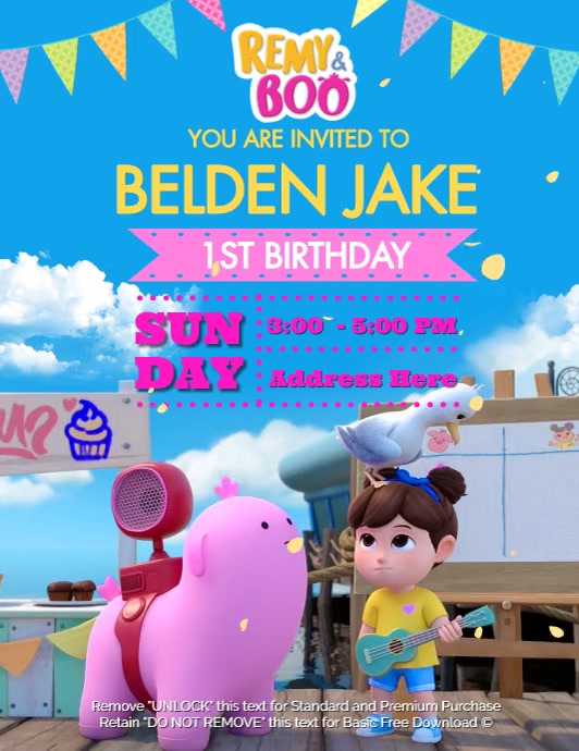 Copy of Remy & Boo | PosterMyWall