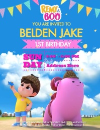 Remy & Boo Template | PosterMyWall