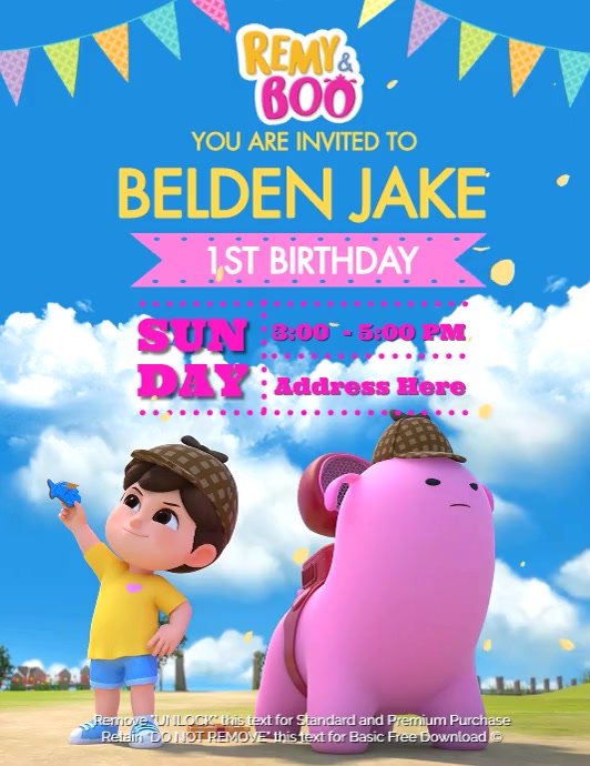 Copy of Remy & Boo | PosterMyWall