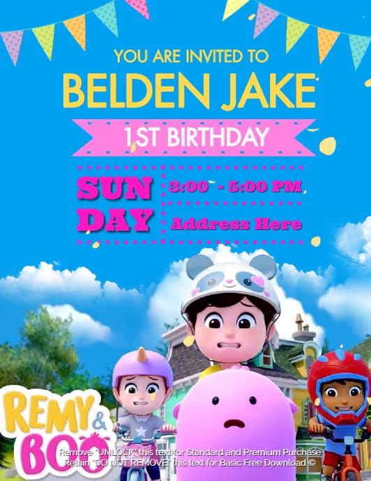 Copy of Remy & Boo | PosterMyWall