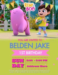 Remy & Boo Template | PosterMyWall