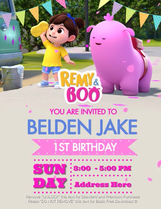 Copy of Remy & Boo | PosterMyWall