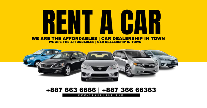 rent a car Template | PosterMyWall
