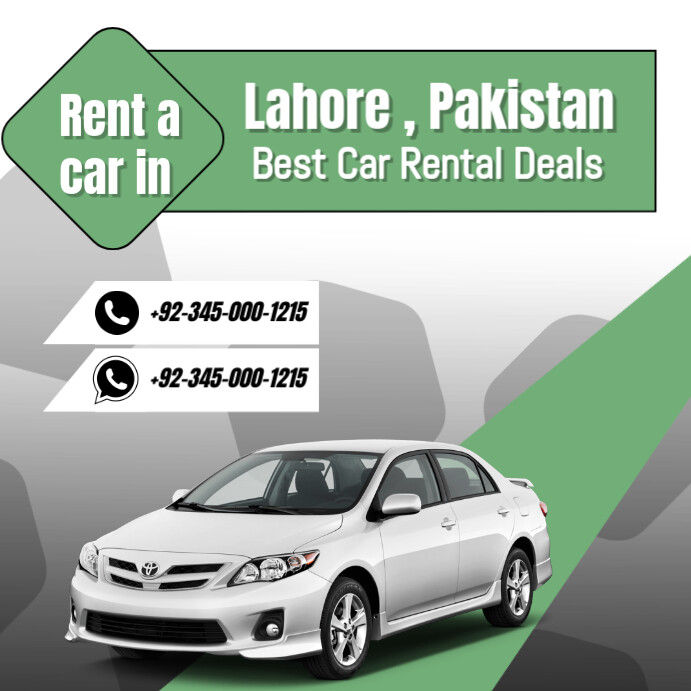 Rent A Car Poster Design Template | PosterMyWall