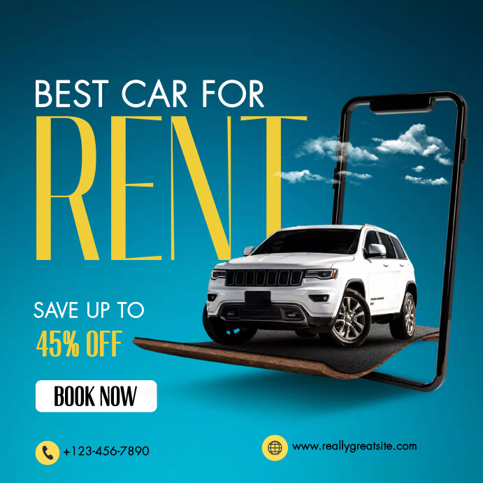 Copy of RENT A CAR TEMPLATE FLYERS | PosterMyWall