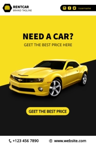 Rent A Car Poster Template | PosterMyWall