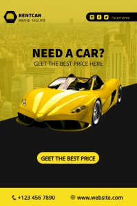 Rent A Car Poster Template | PosterMyWall