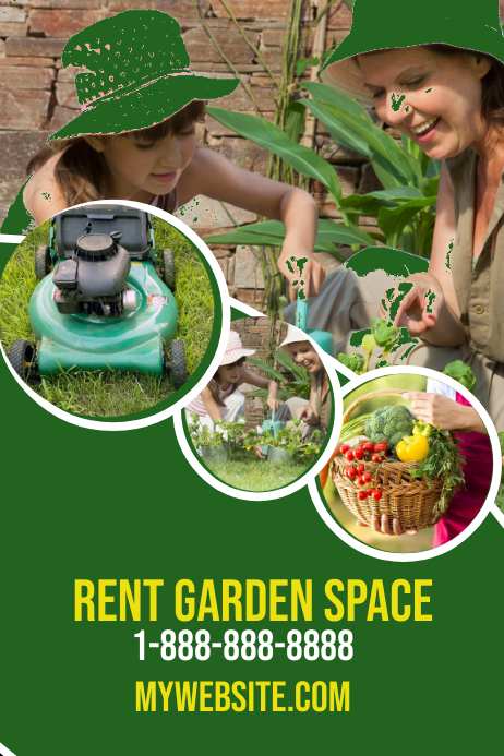 Rent Garden space Template | PosterMyWall