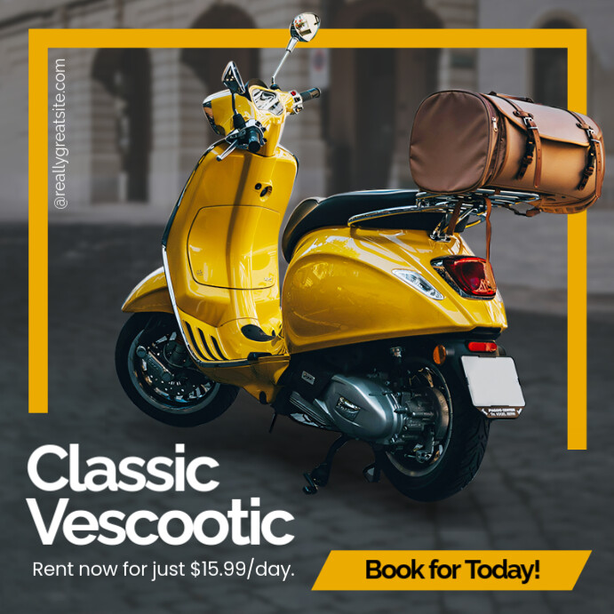 Copy of RENT SCOOTER | PosterMyWall