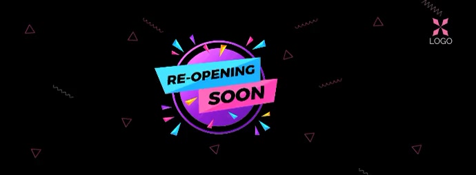 Copy of REOPENIG SOON FACEBOOK BUSINESS | PosterMyWall