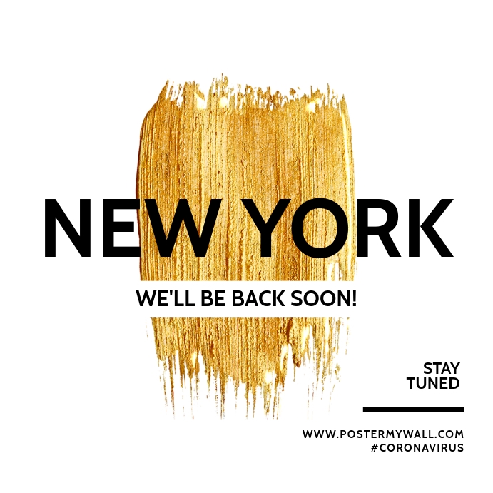 Reopening after lockdown Instagram Promo Ad Template | PosterMyWall