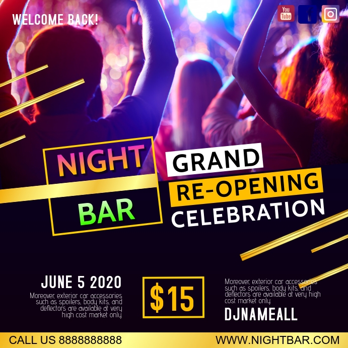 Copy of reopening | PosterMyWall