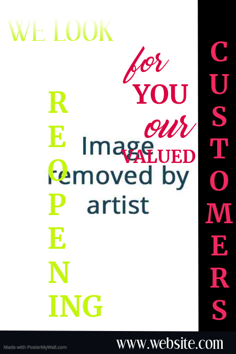 Copy of Reopening Poster | PosterMyWall